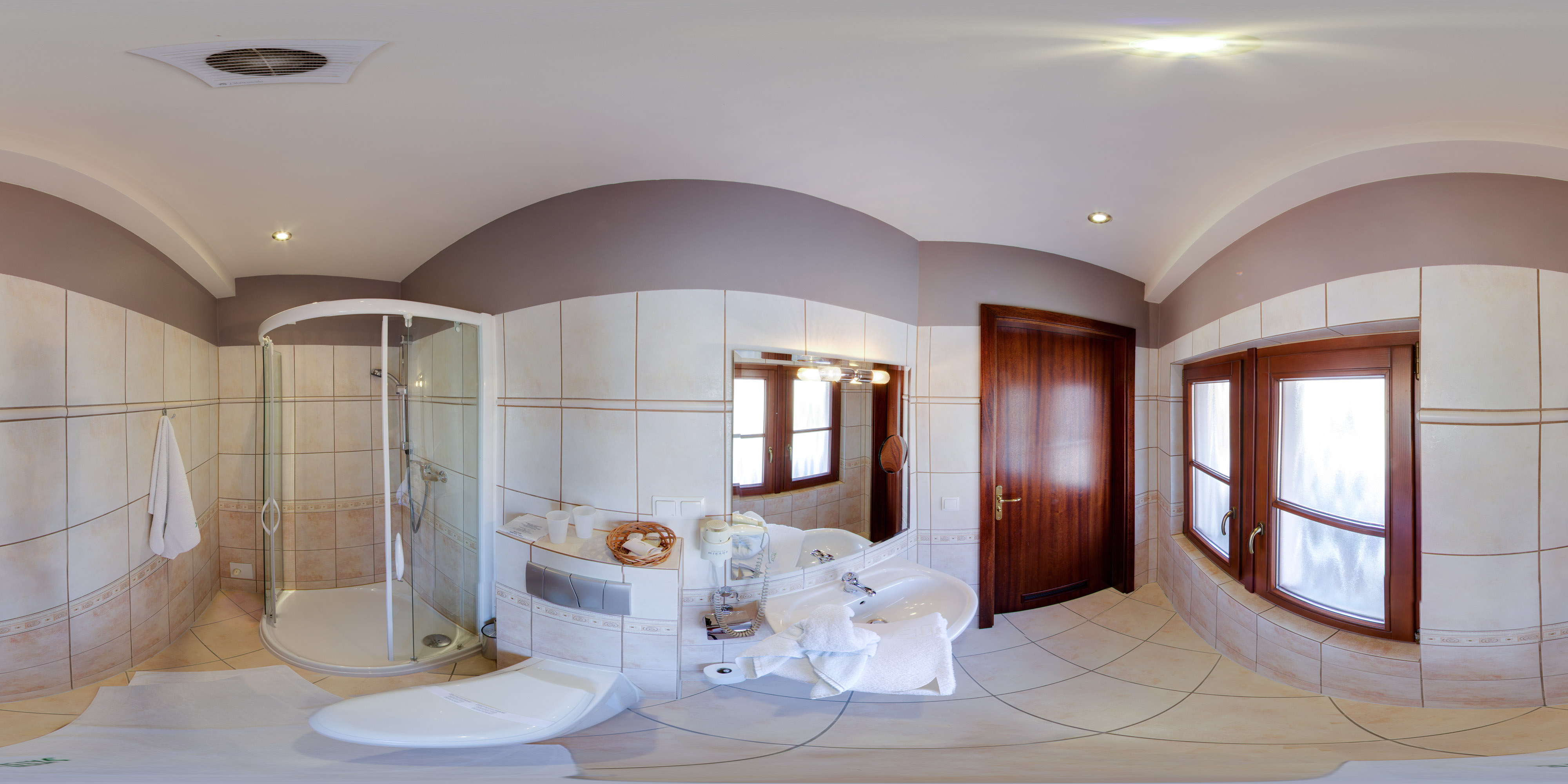 Hotel bathroom - Environment Panoramas - Texturify - Free textures